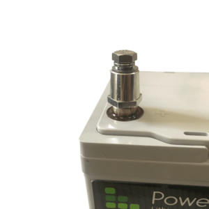 M8 terminal posts (2 pieces : 1 positive pole + 1 negative pole)